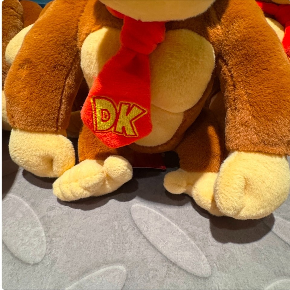 SUPER NINTENDO WORLD Donkey Kong Diddy Kong 2-piece set Plush Toy ...