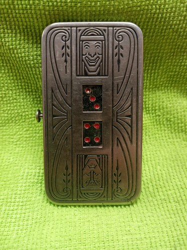 Antique 1920's Demley Mechanical Auto-Dice Pocket Game Working ...