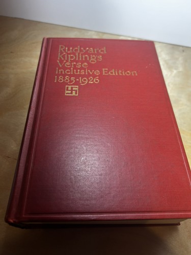 KIPLING, RUDYARD Rudyard Kipling's Verse Inclusive Ed. 1885-1918 Rare ...