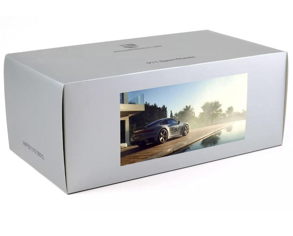 Spark Porsche 911 (992) Sport Classic Sports Grey 2022 WAP DEALER - 1/ ...