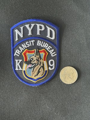 NYPD Transit Bureau K9 Canine Patch - New Condition | eBay