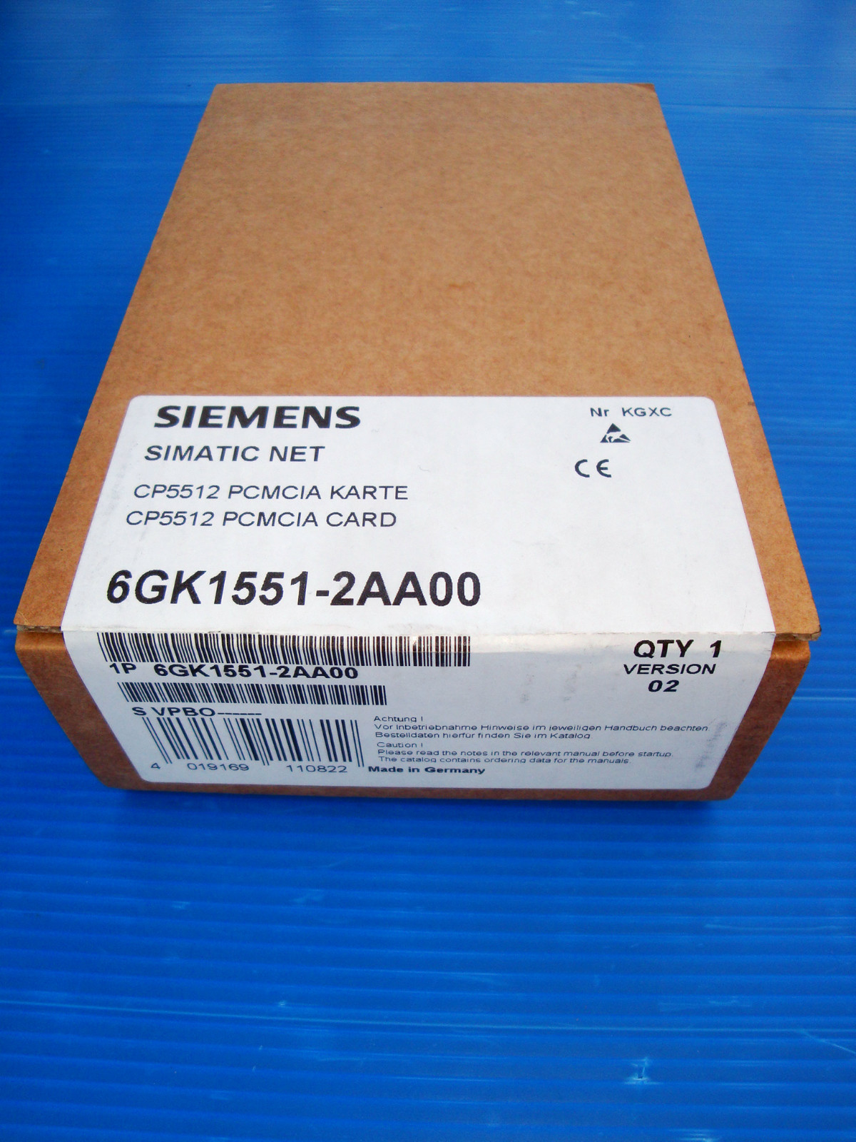 Siemens Simatic Net Profibus / MPI CardBus PCMCIA Cp5512 With Hw ...