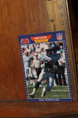 Vintage NFL Football Trading Card Pro Set Mark Clayton Dolphins 1989 | eBay
