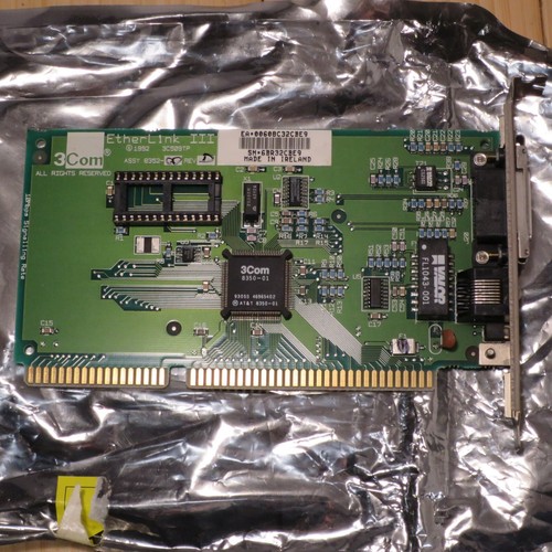 3Com EtherLink III 8352-00 REV D 3C509TP Network Ethernet Communication ...