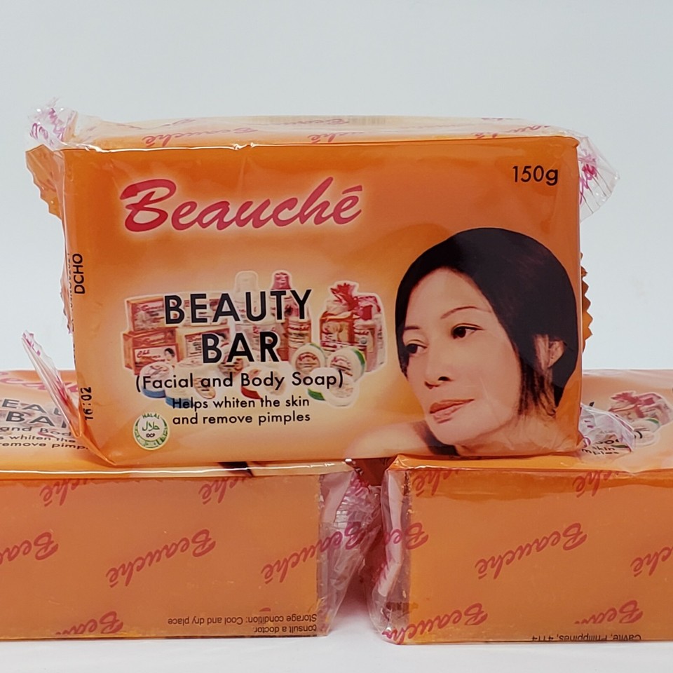 3 BEAUCHE INTERNATIONAL KOJIC PAPAYA BEAUTY SOAP 150 gram BARS NEW USA ...