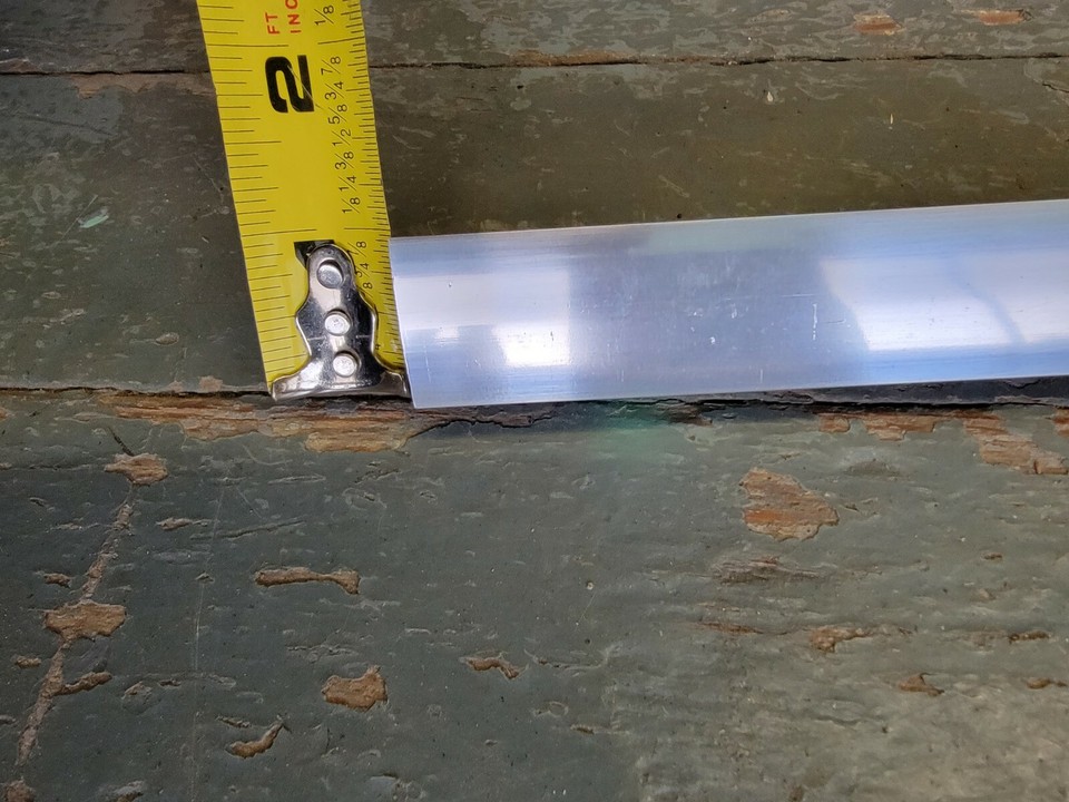 Taco Marine A50-0304TAL12 Aluminum T-Hatch Trim, 1-1/8"W x 3/4"H x 12'L ...