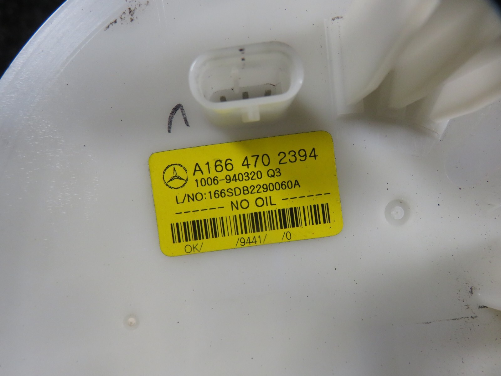 Mercedes ML GL Class Suction Jet Pump to Fuel Tank 12 15 A1664702394 ...