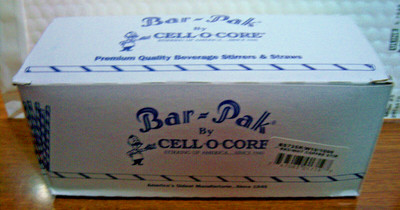 Bar-Pak By CELL O CORE 7" Beverage, Coffee Stirrers & Straws 1000 Red ...