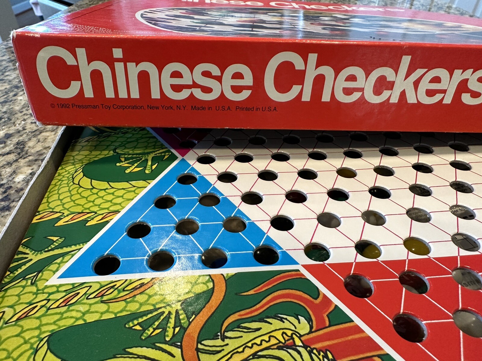 Vintage 1992 Pressman Chinese Checkers - Complete Set | eBay