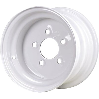 8x3.75 5 On 4.5 Steel Trailer Wheel - White 900 lb Load Capacity | eBay