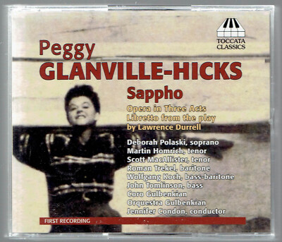 Sappho by PEGGY GLANVILLE-HICKS 3 CD Opera set Play by Lawrence Durrell ...