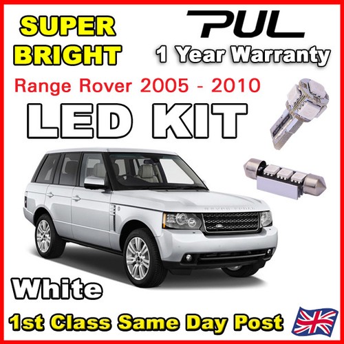 RANGE ROVER SPORT L320 2005-2013 INTERIOR LED LIGHTING UPGRADE BULB SET ...