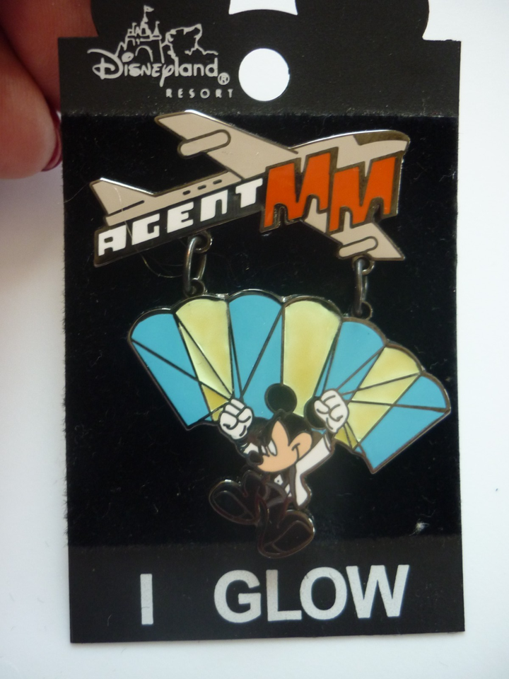 DISNEYLAND AGENT MICKEY MOUSE NEW L\E 2001 TOP SECRET MISSION PIN EVENT ...