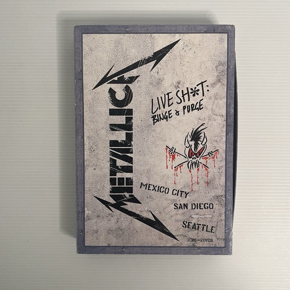 Live Shit: Binge & Purge - Metallica - Boxset, 2002, 3CD + 2DVD 85364023629 | eBay