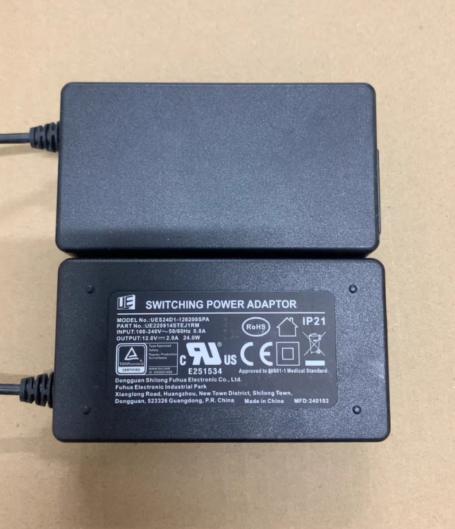 UE UES24D1-120200SPA Switching Power Adaptor 12.0V 2.0A 24.0W Good ...