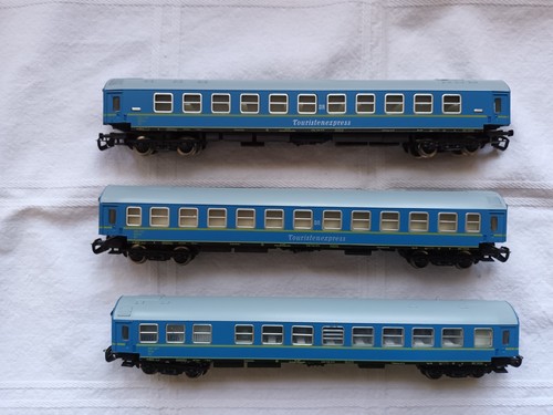 Spur TT-3 x Personenwagen (Touristenexpress) (aus SET)-DR-gebraucht ...