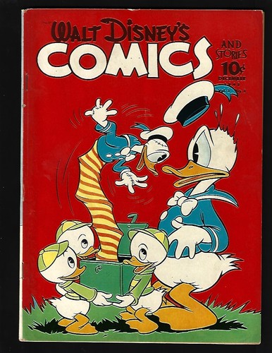 Walt Disney's Comics #27 FN Donald Duck Huey Dewey & Louie Mickey Mouse ...