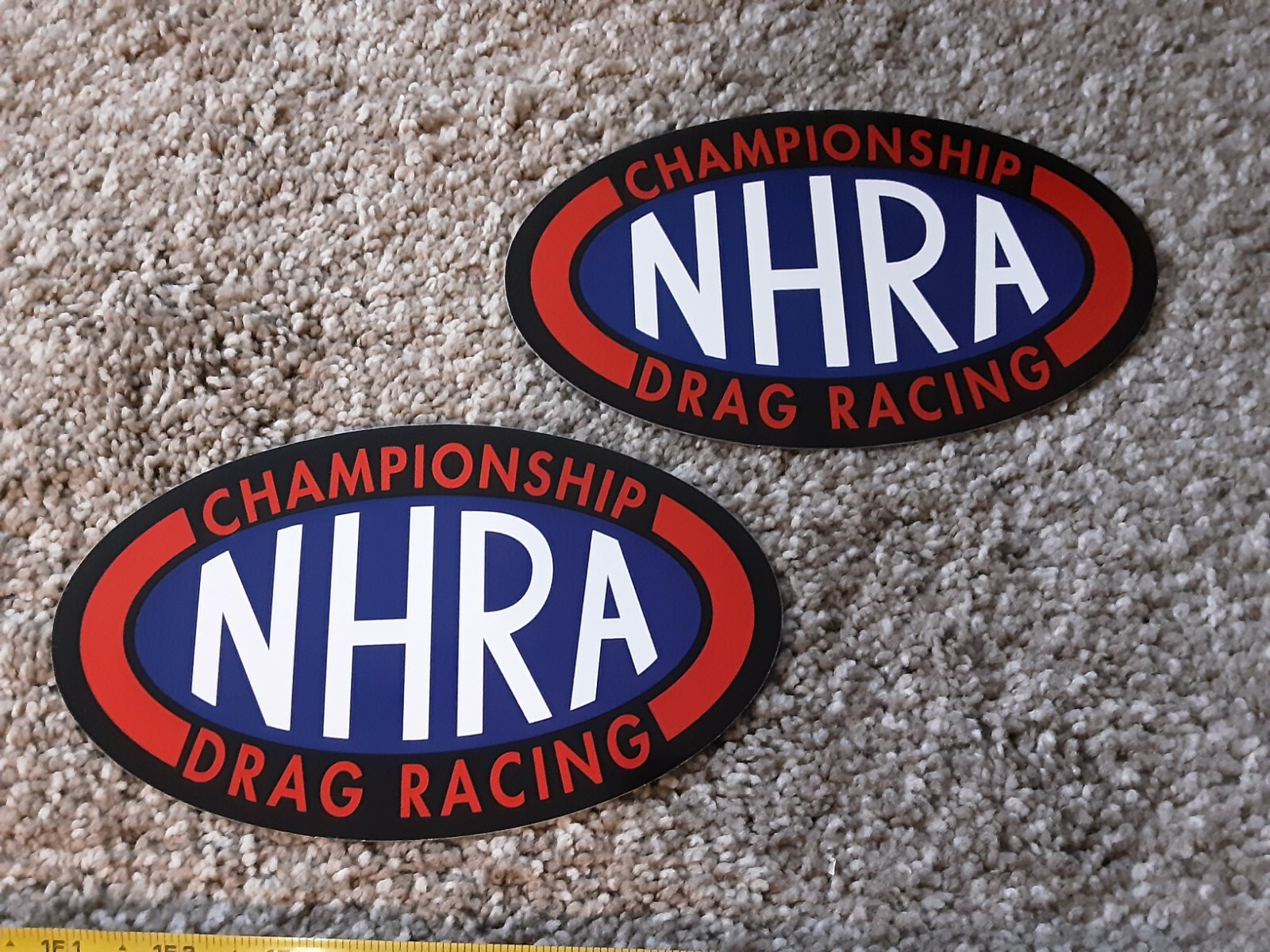 Lot of 2 Large NHRA Blackout Edition Racing Decals Stickers Rat Rod ...
