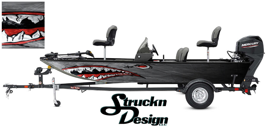 Shark Boat Decals