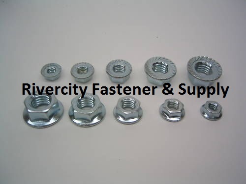Serrated Flange Lock Nut Locknut Zinc Assortment - Kit / Whiz Nuts ...
