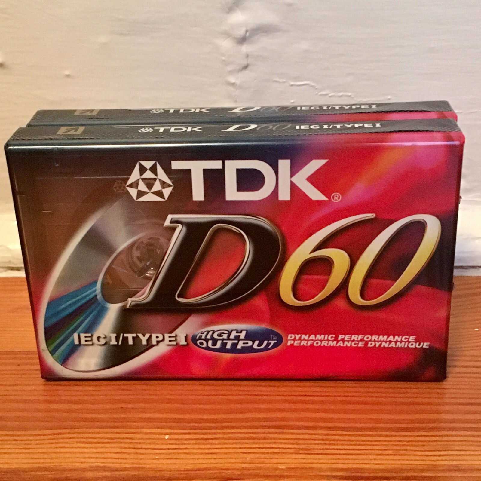 TDK D60 Audio Cassette Tape High Output Type I Lot of 2 20356200909| eBay