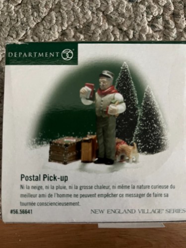 Postal Pick Up 56641 New England Village Department Dept 56 Christmas ...
