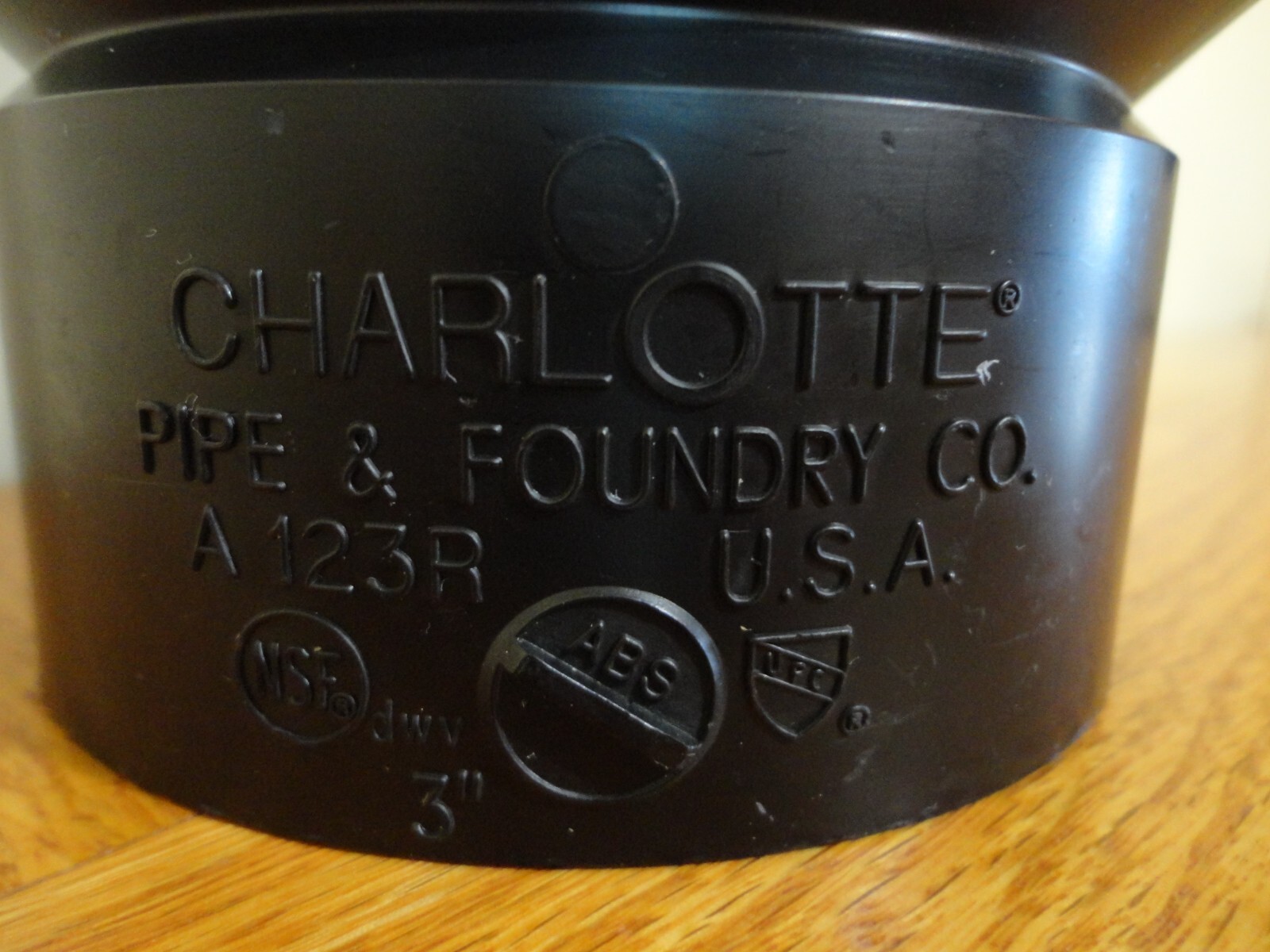 Charlotte 3" x 4" ABS DWV INCREASER Cast Iron Hub Adapter | eBay