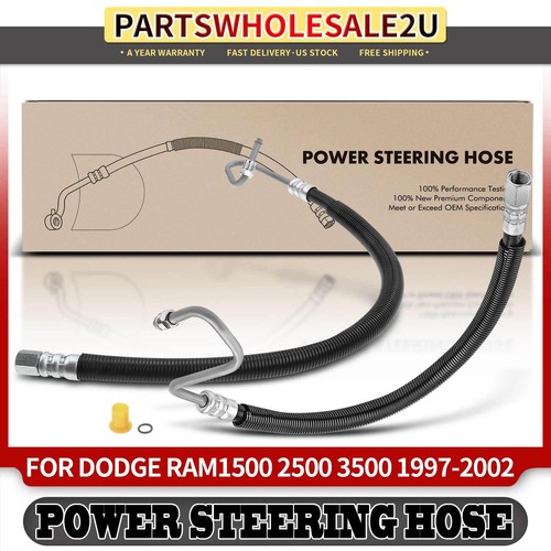 2x Power Steering Pressure Hose Assy for Dodge Ram 1500 2500 3500 w ...