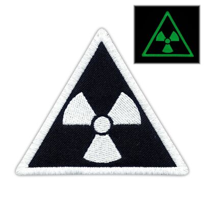 Radioactive patch - phosphorescent threads Patch/Badge Embroidered ...