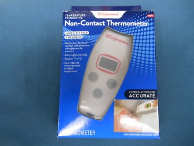 Walgreens Temperature Projecting Non-Contact Thermometer Reads 710582 ...
