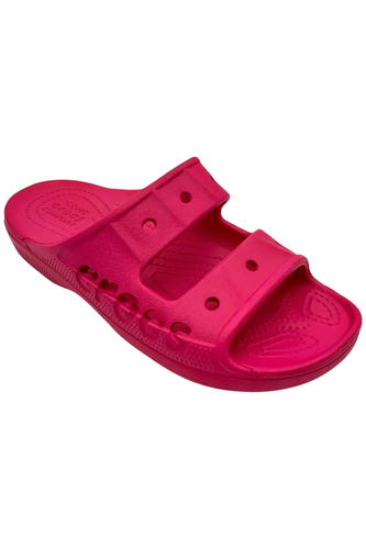 Crocs Womens Baya Two-Strap Slide Sandal Candy Pink | eBay