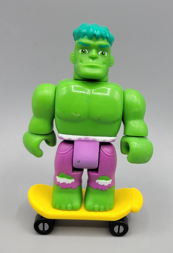 Hulk Mega Blocks Figure on Skateboard 4" Tall | eBay