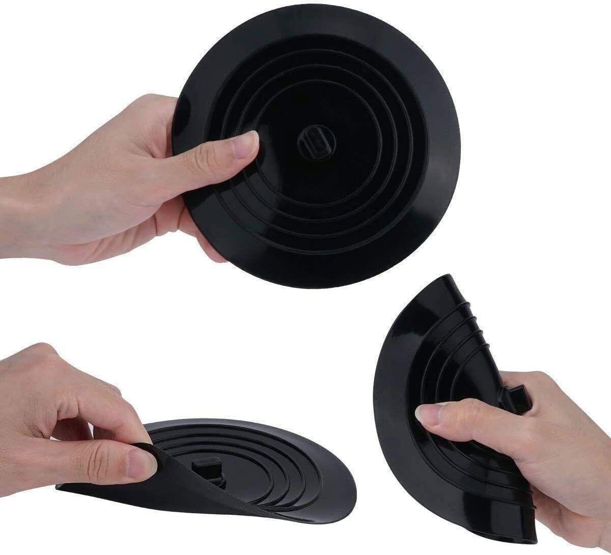 Silicone Bathtub Drain Plug Cover Kitchen Bath Tub Sink Rubber Water ...