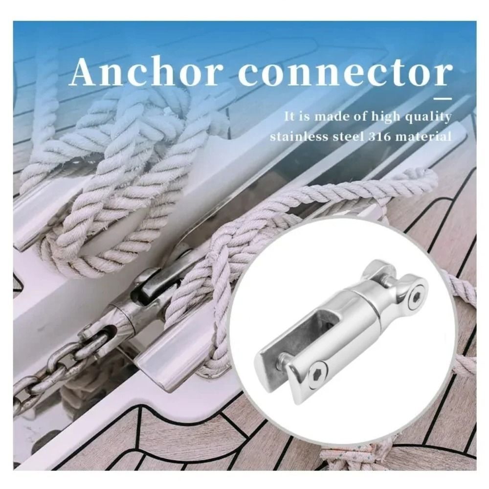 Stainless Steel Swivel Connector 316 Anchor Connector Boats 6mm-8mm ...