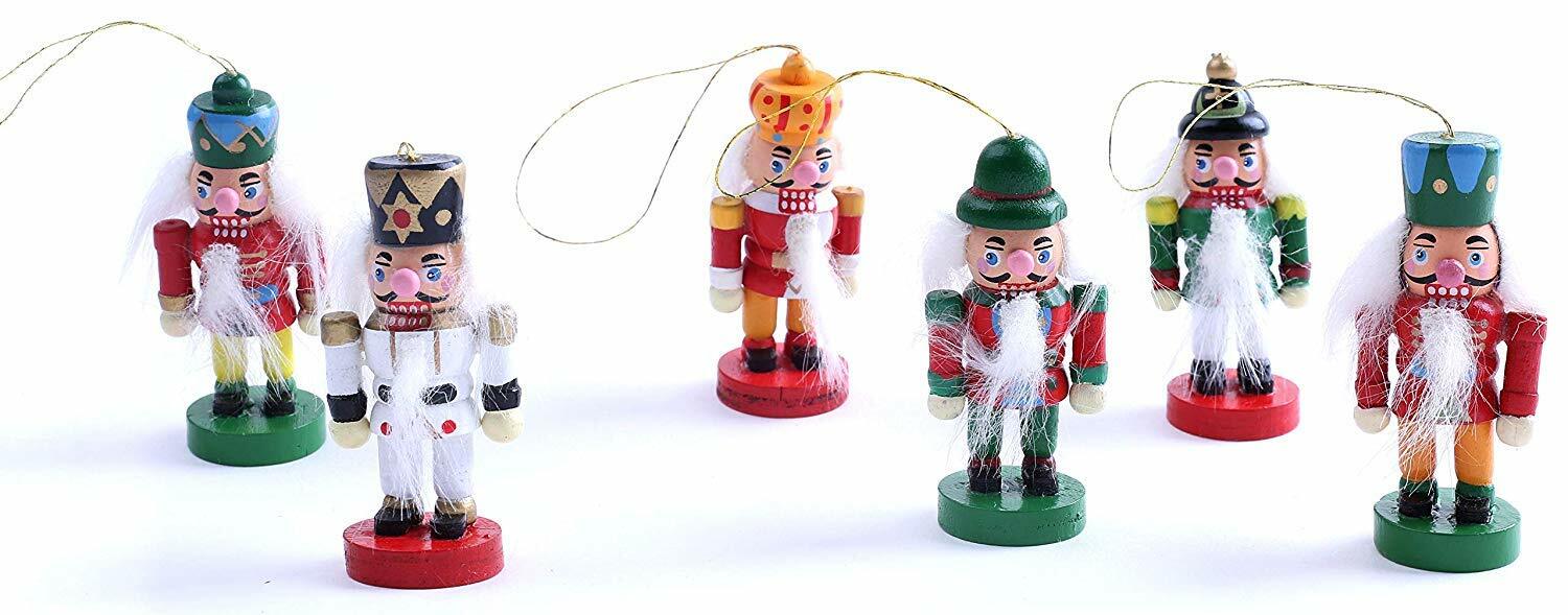 BRUBAKER 24-Pcs Mixed Tree Ornaments - Trains, Nutcrackers, Santa Claus, Sleds | eBay