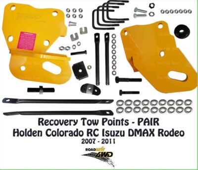 ROADSAFE 4WD Tow Points Heavy Duty Rated suit Isuzu DMAX 2007-2011 ...