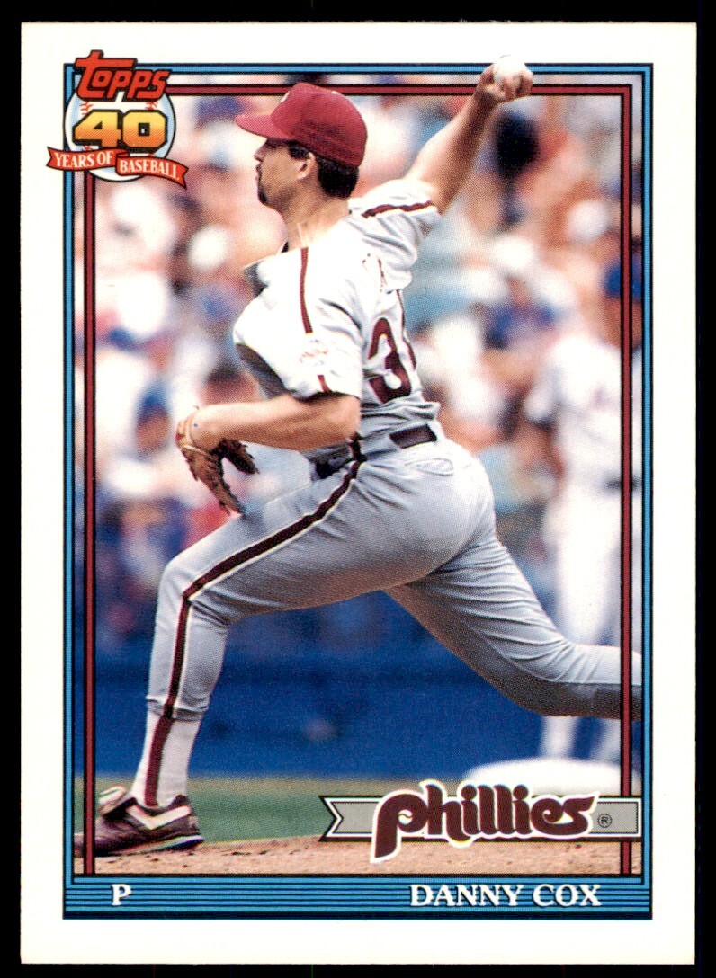 1991 TOPPS TRADED DANNY COX PHILADELPHIA PHILLIES #25T | eBay