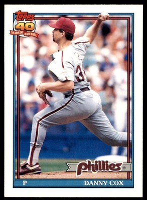 1991 TOPPS TRADED DANNY COX PHILADELPHIA PHILLIES #25T | eBay