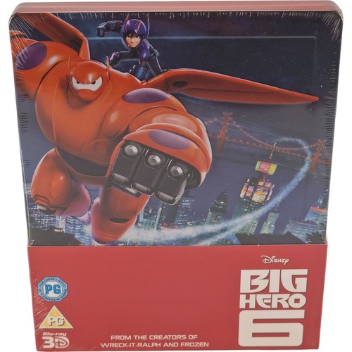 Big Hero 6 3D Blu-ray SteelBook Zavvi Édition limitée Disney Collection ...