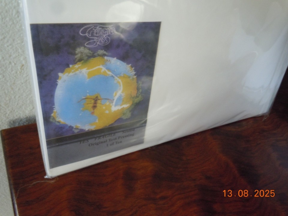 YES FRAGILE TEST PRESSING VINYL ALBUM LP MINT EXTREMELY RARE UHQR ...
