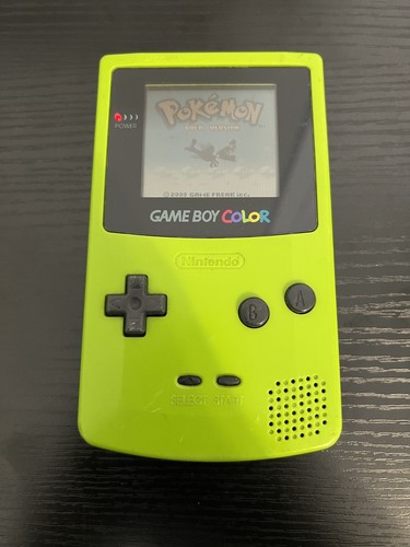 Nintendo Game Boy Color GBC Kiwi Lime Green Handheld Console CGB-001 ...