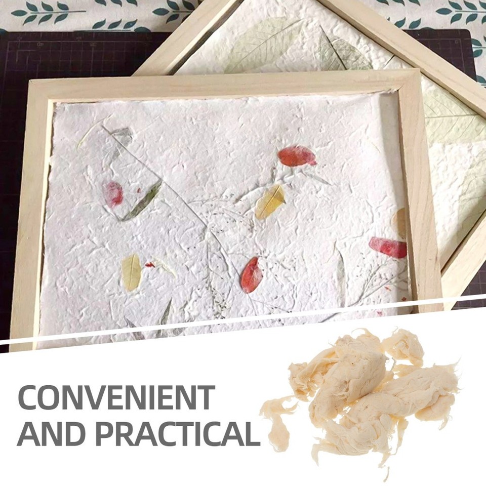 Handmade Paper Pulp Wooden Paper Making Supplies For Paper Craft | eBay ...