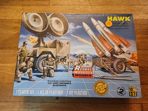 HAWK Mobile Anti-aircraft Guided Missle System model kit# 7813 by ...