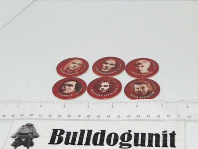 2011 Clue World of Harry Potter Board Game Lot 6 Suspect Tokens Part ...