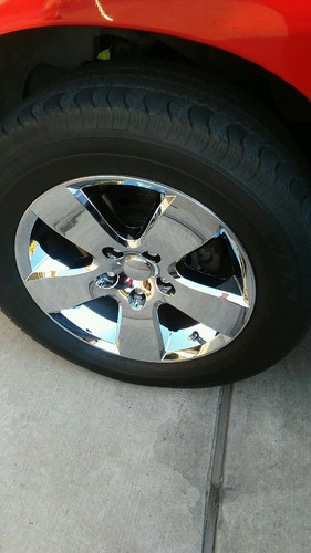 4 Chrome 20" Wheel Skins Fit Dodge RAM 1500 2009-12 Hub Caps 5 Spoke ...