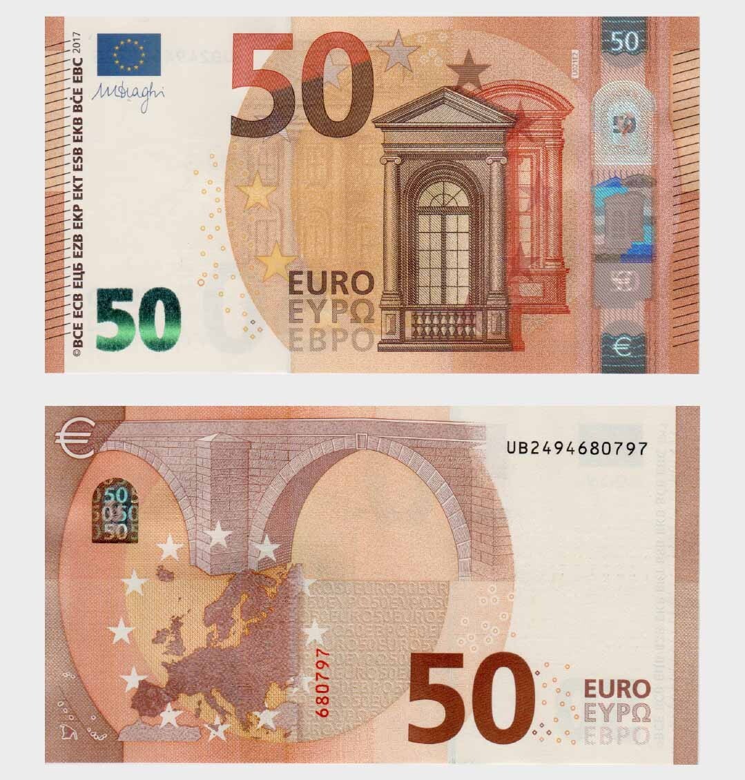 50 Euro Bill