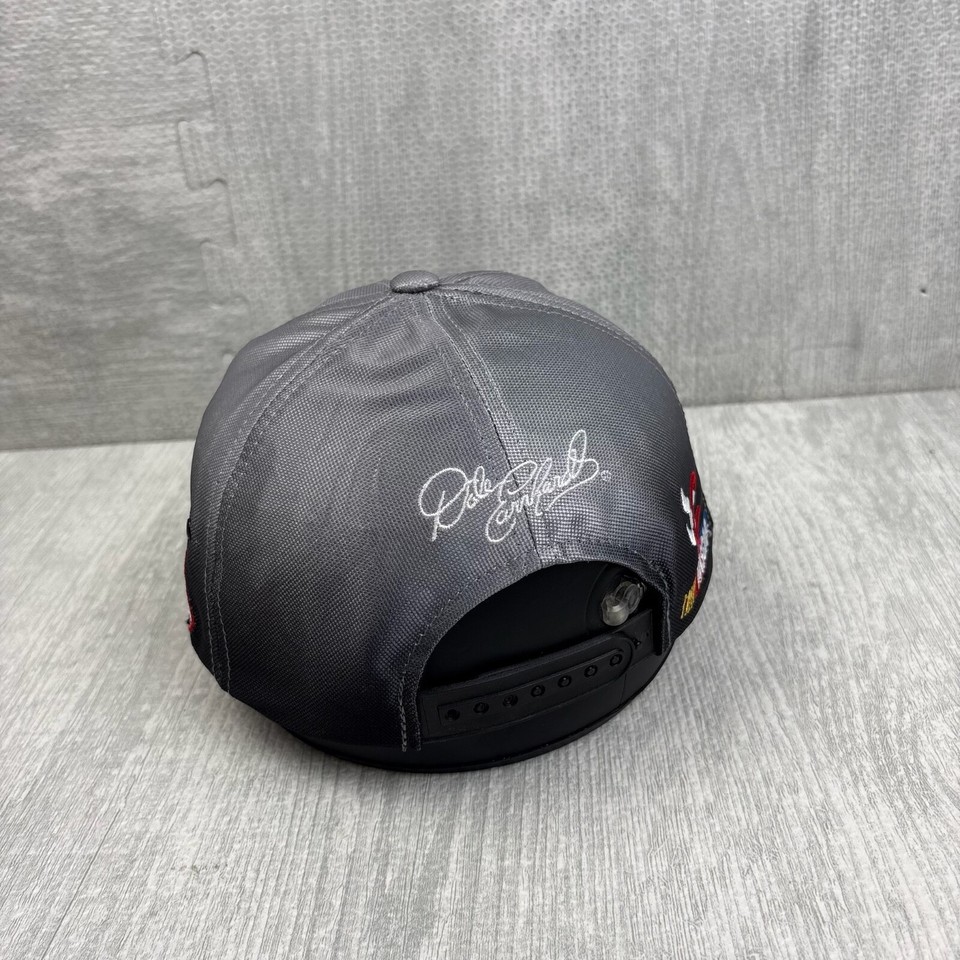 Vintage Dale Earnhardt Jr Hat Cap Snapback Silver Metallic Goodwrench ...