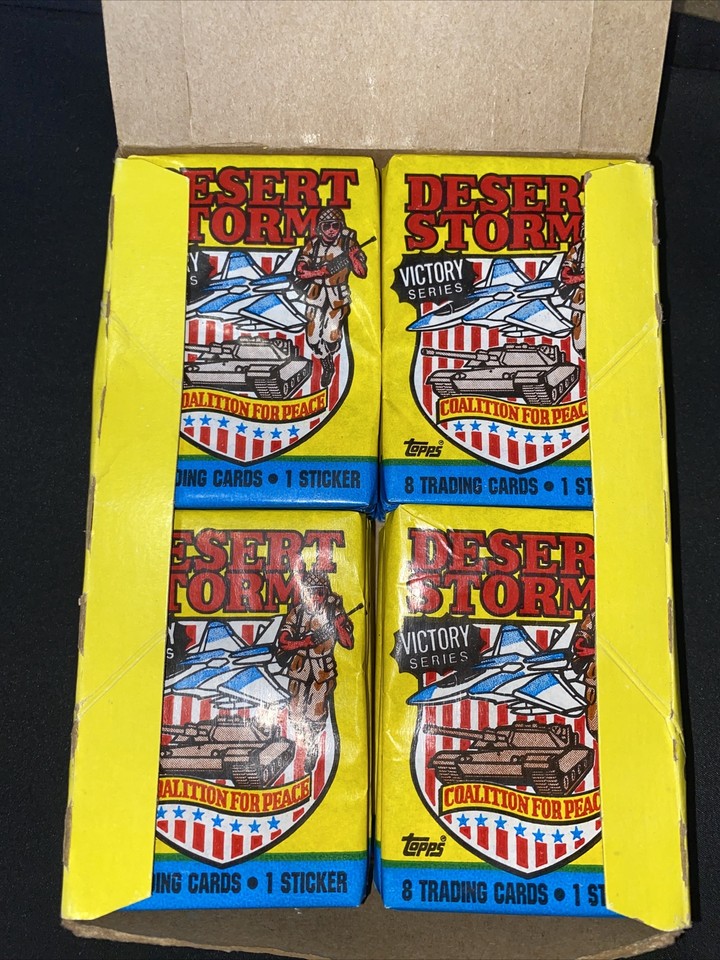 1991 Topps Desert Storm Trading Card 36ct Full Box Unopened Cards ...