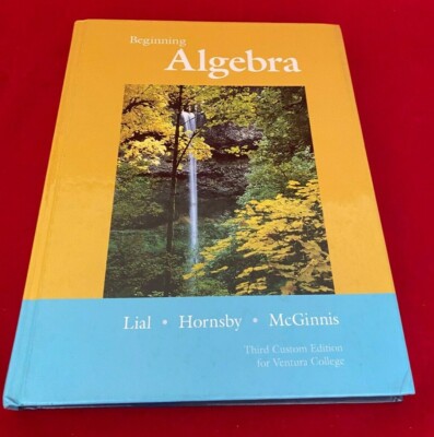 Beginning Algebra 3rd Edition for Ventura College | eBay