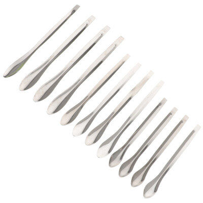 12Pcs Stainless Steel Measuring Spoon for Lab Sampling and Measurement ...